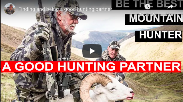 Video: Finding and Being a Good Hunting Partner for Western Big Game ...