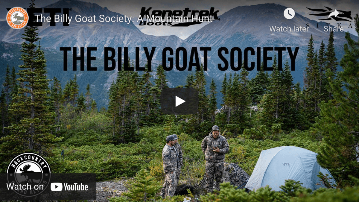 Video: The Billy Goat Society: A Mountain Hunt – Rack Camp