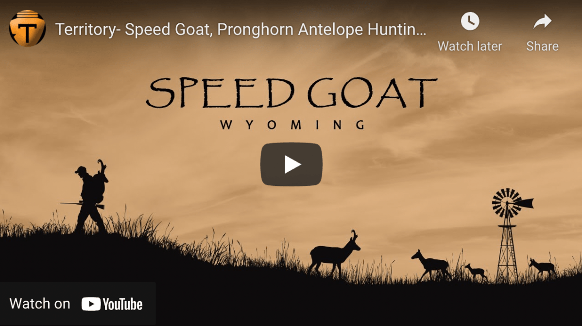 Video: Hunting Pronghorn Antelope in Wyoming in “Speed Goat” – Rack Camp