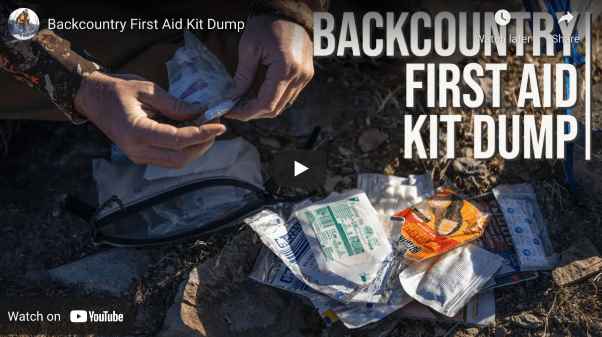 Video: Backcountry First Aid Kit Dump with Remi Warren – Rack Camp